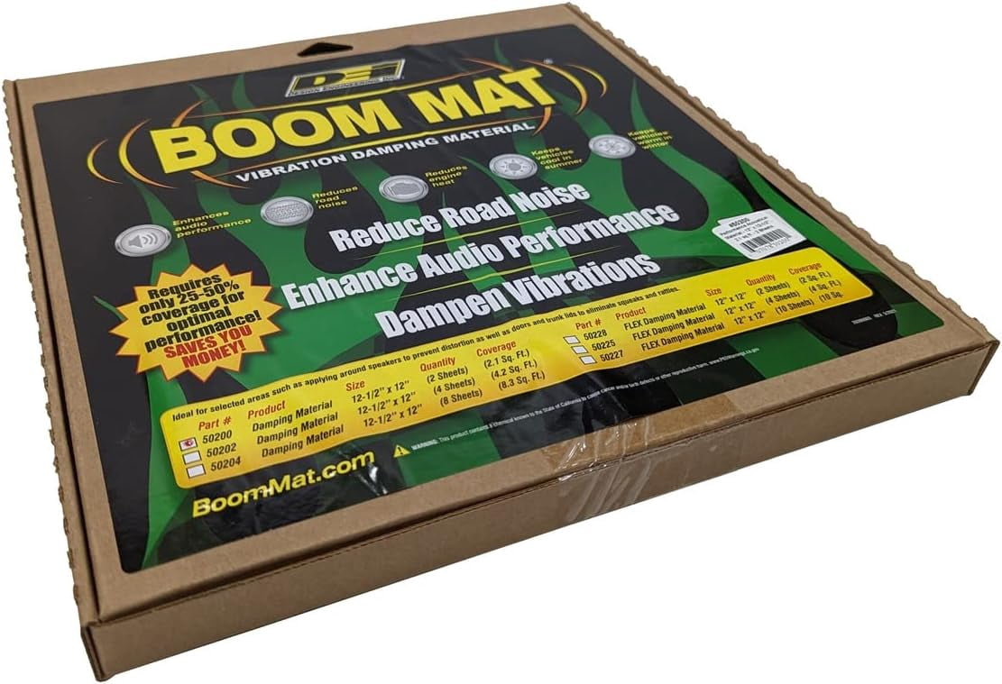 Design Engineering Boom Mat Sound Damping Material with Adhesive ...