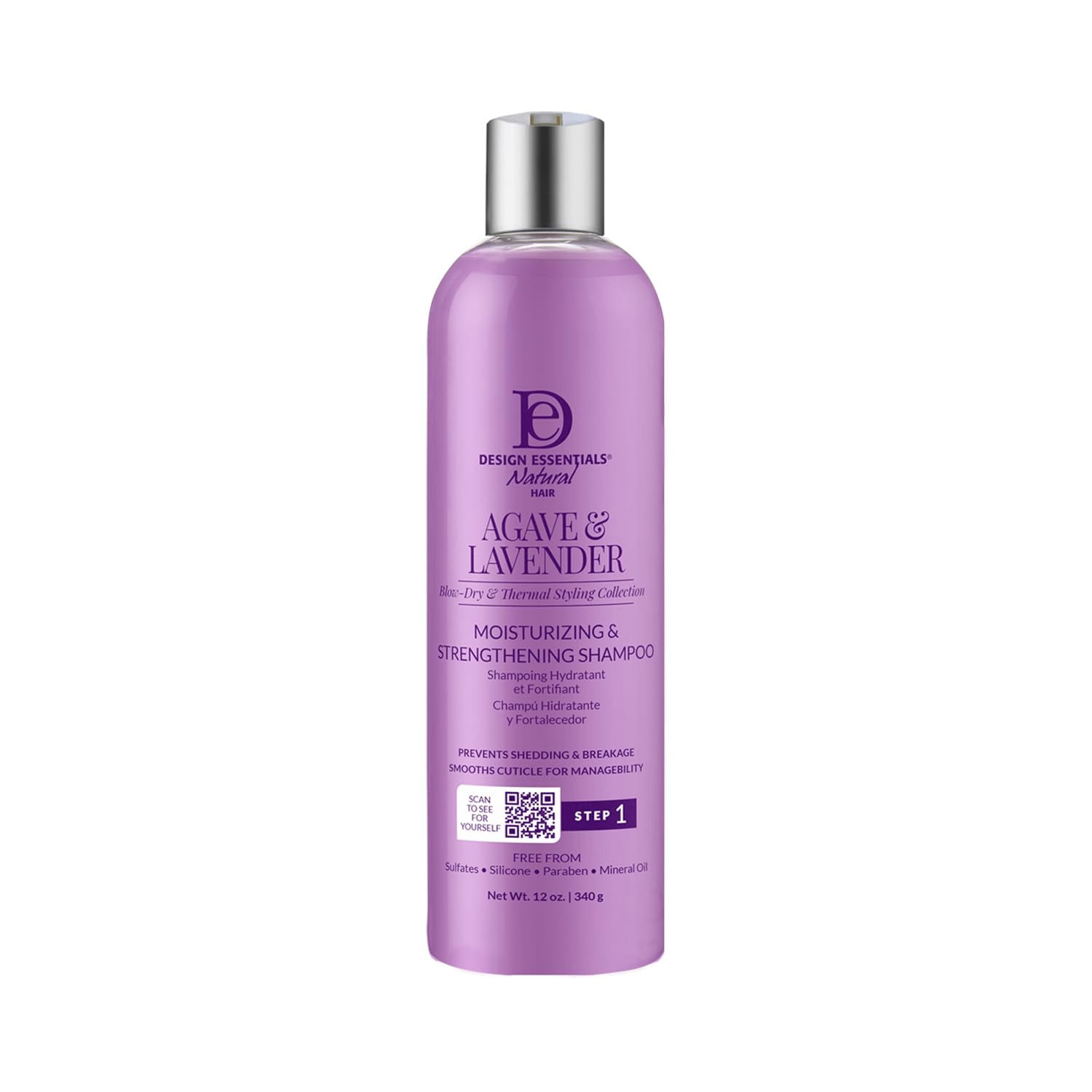 Design Essentials Agave & Lavender Moisturizing Hair Bath, Sulfate-Free ...
