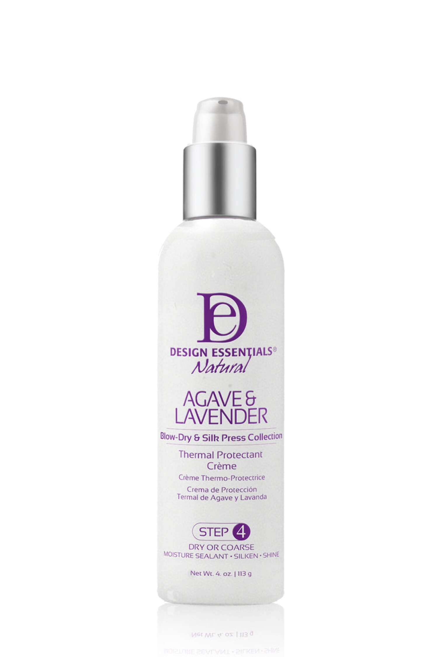 Design Essentials Agave Lavender Thermal Protectant Creme (Step 4) 4 oz ...