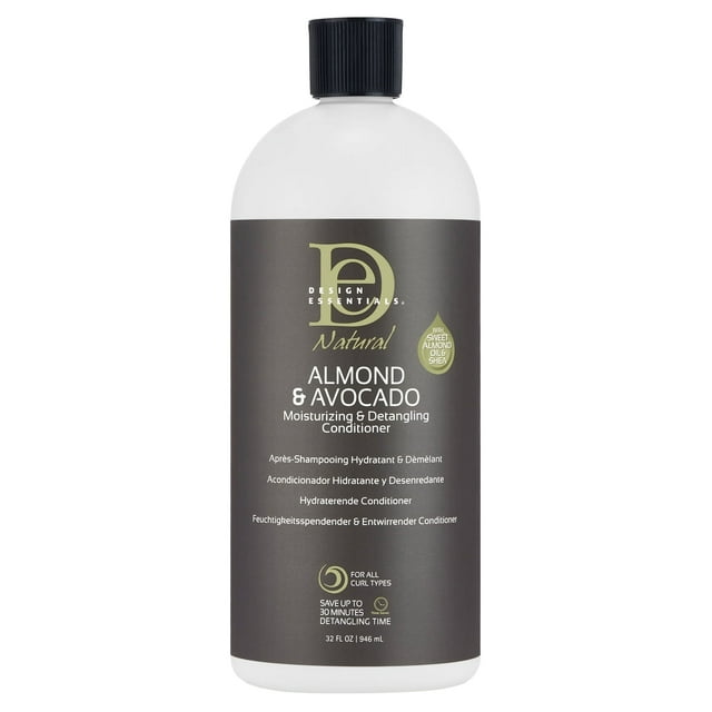 Design Essentials Natural Almond & Avocado Moisturizing, Detangling ...