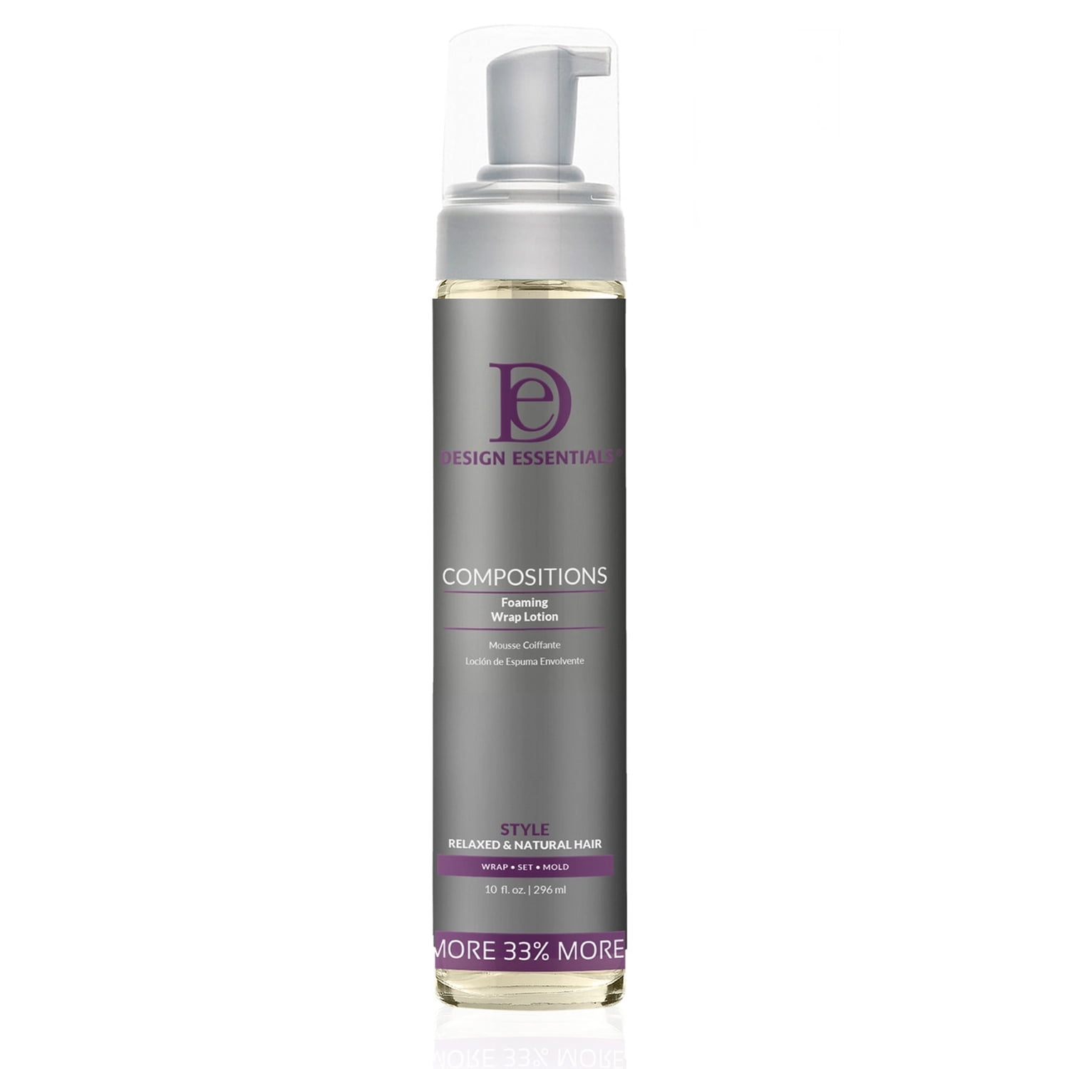 Design Essentials Foaming Wrap Lotion, Hair Detangling, Medium Hold ...