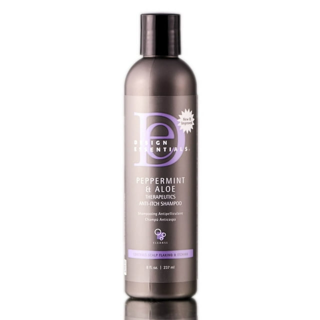 Design Essentials Anti-Itch Shampoo - Peppermint & Aloe, Medicated ...