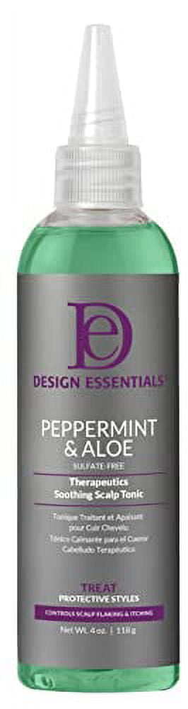 Design Essentials Peppermint & Aloe TherapeuticsSoothing Scalp Tonic, 4 ...