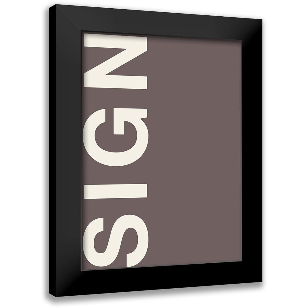 Design Fabrikken 11x14 Black Modern Framed Museum Art Print Titled ...