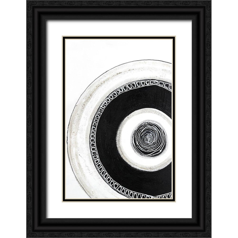 Design Fabrikken 11x14 Black Ornate Wood Framed with Double Matting ...