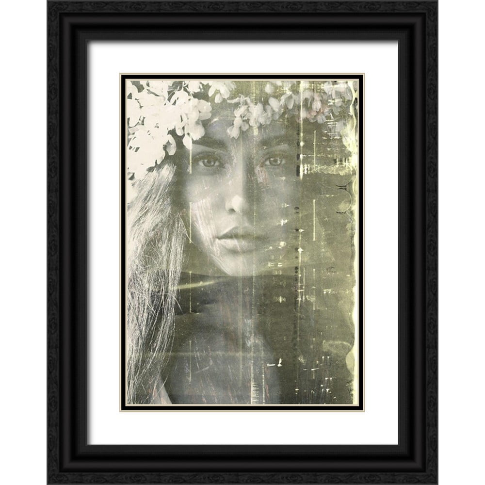 Design Fabrikken 11x14 Black Ornate Wood Framed with Double Matting ...