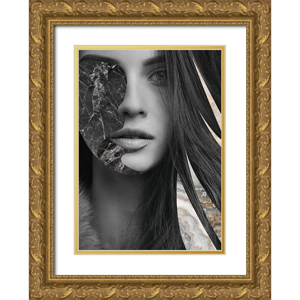 Design Fabrikken 11x14 Gold Ornate Wood Framed with Double Matting Museum Art Print Titled ...