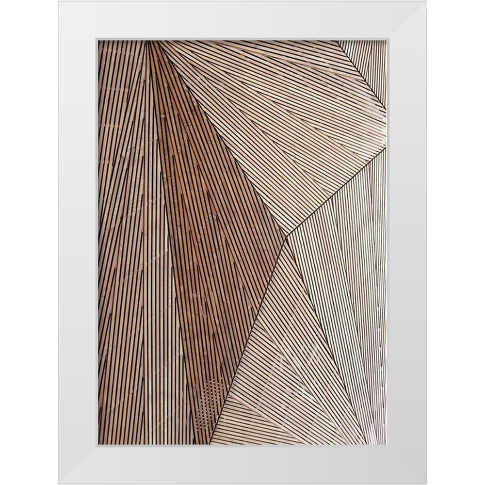 Design Fabrikken 14x18 White Modern Wood Framed Museum Art Print Titled ...