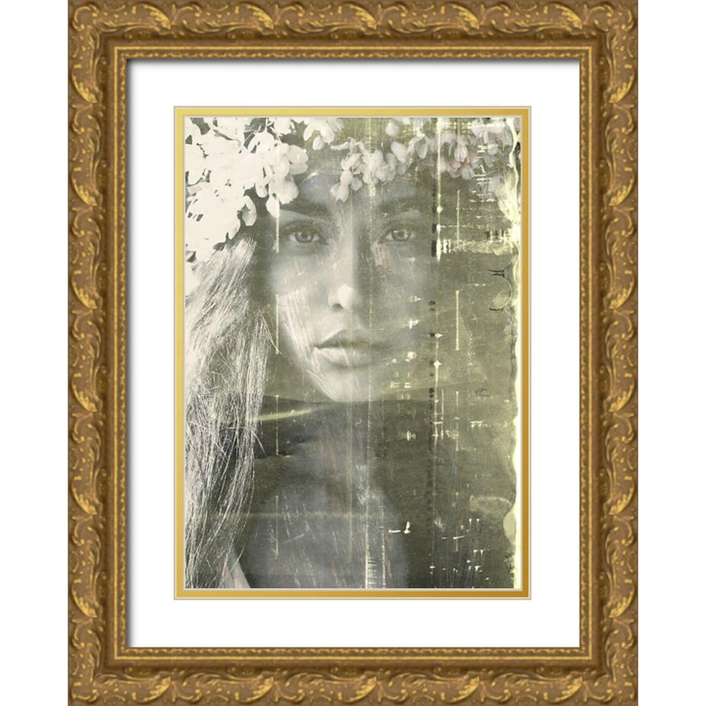 Design Fabrikken 18x24 Gold Ornate Wood Framed with Double Matting Museum Art Print Titled ...
