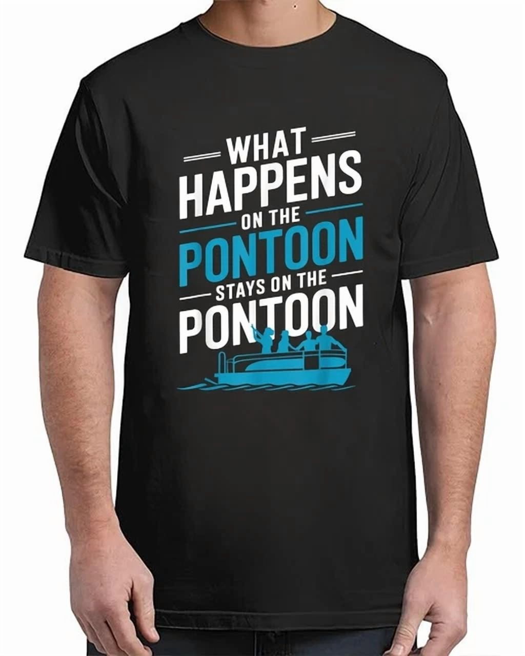 Design For Men Women Pontoon Captain Pontoon Boat Unisex S-5Xl T-Shirt ...