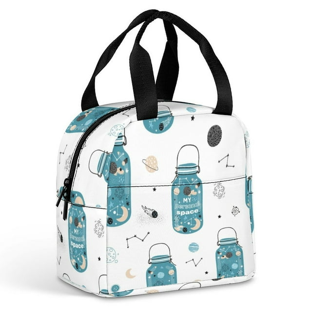 Design Graphics Science Large Capacity Lunch Bag Insulated Lunch Box ...