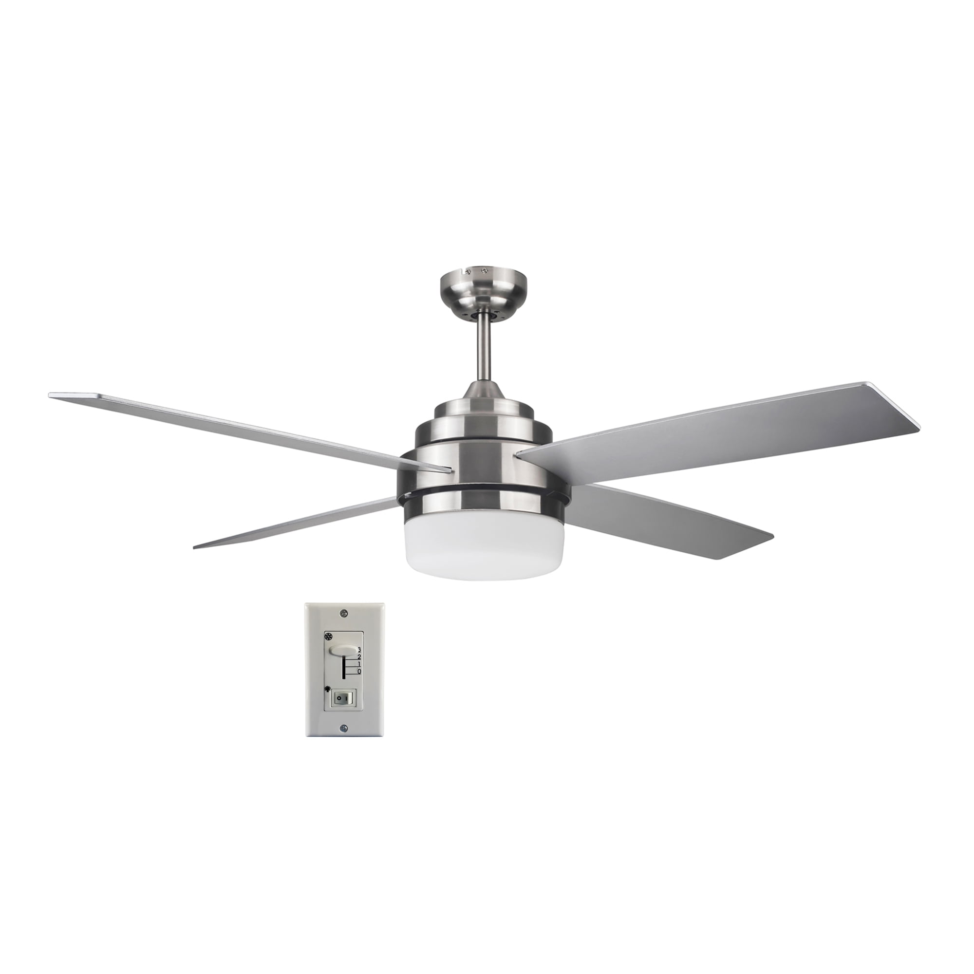 Design House Cali 52" Indoor Ceiling Fan with LED Kit, 4-Blades, and ...