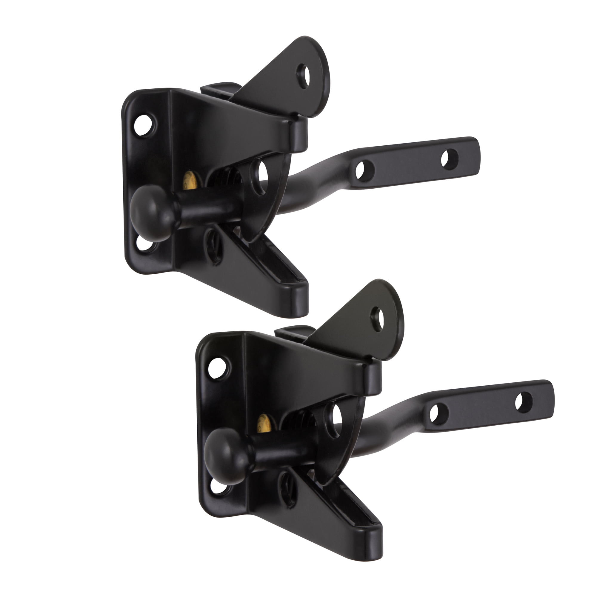 Design House 2-Pack Self-Locking Heavy Duty Gate Latch, Matte Black ...