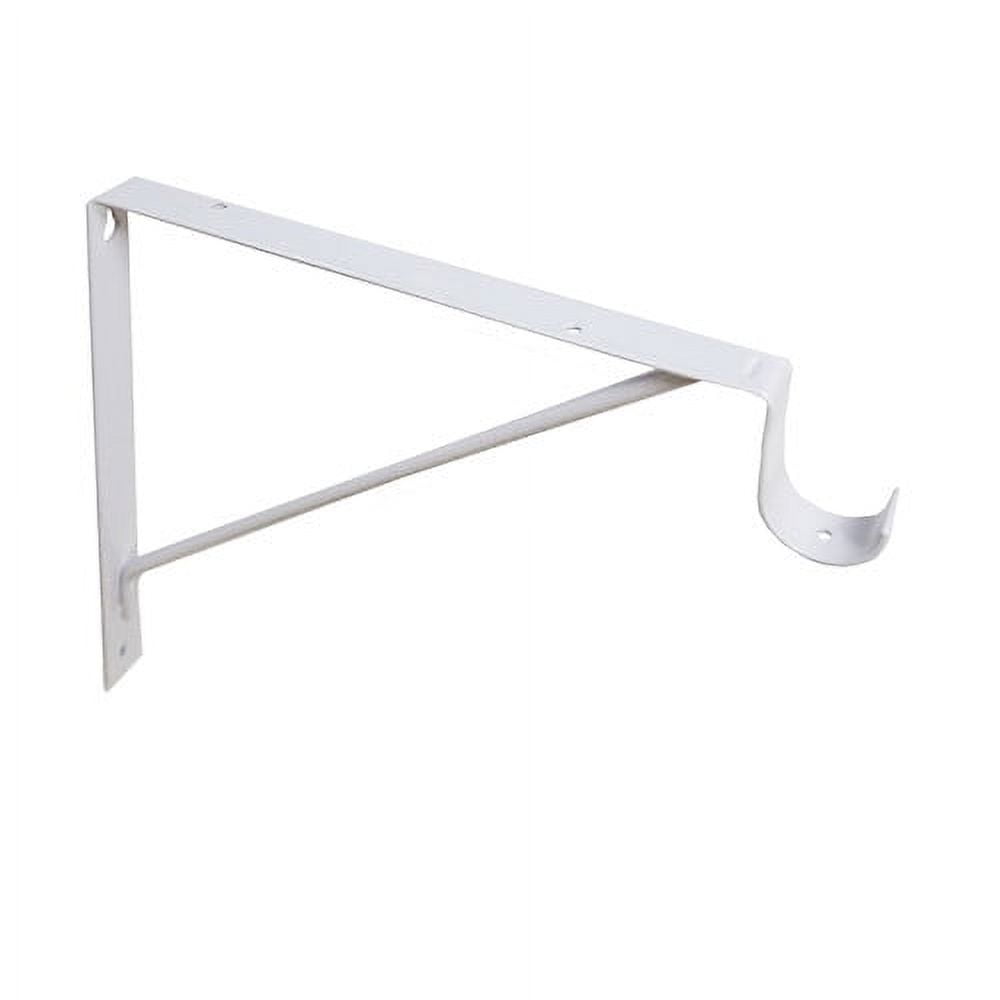 Design House 205799 11" Shelf Rod Bracket, White - Walmart.com