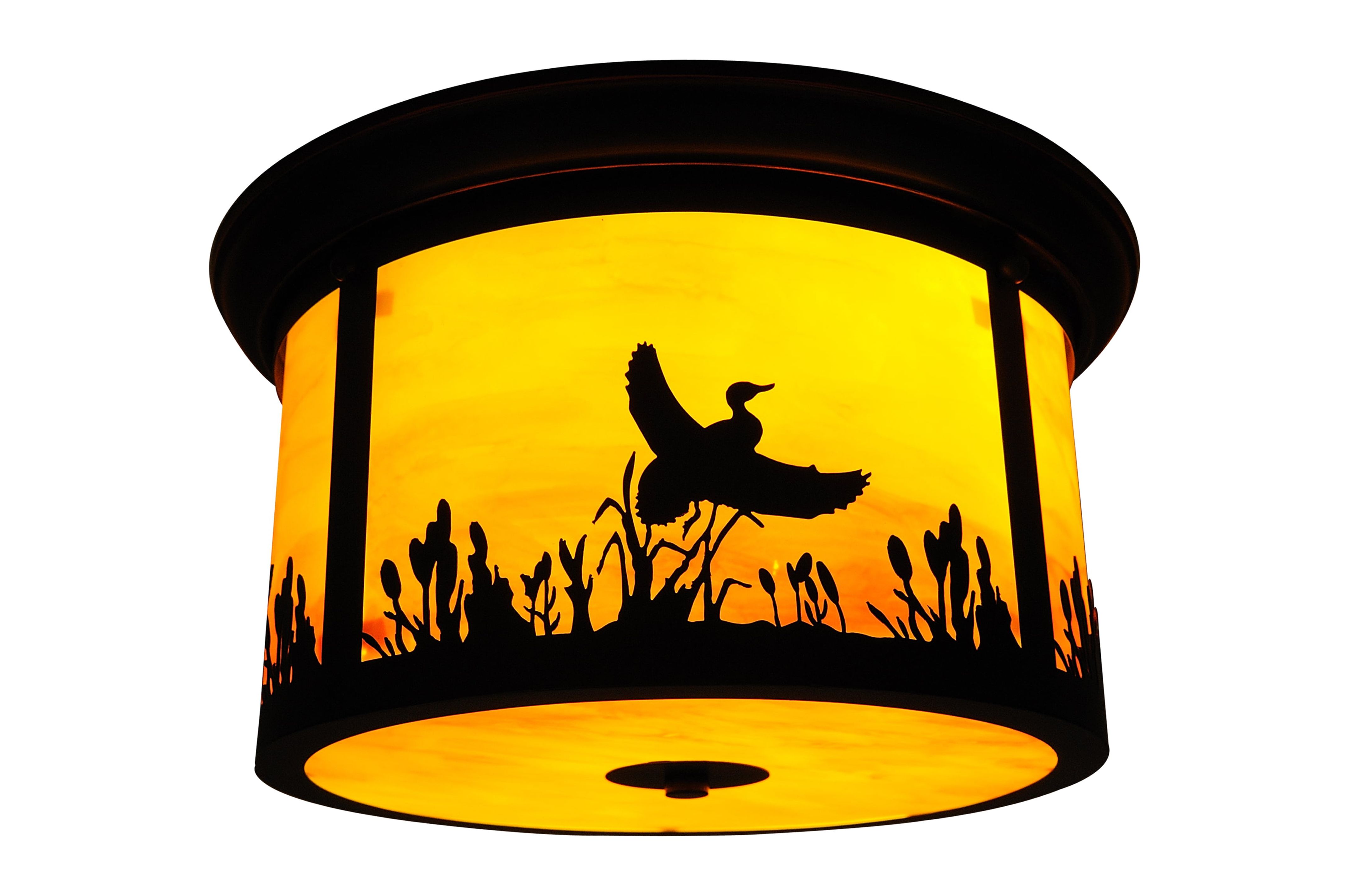 Design House 566612 Ducks in Flight Rustic 2-Light Dimmable Indoor ...