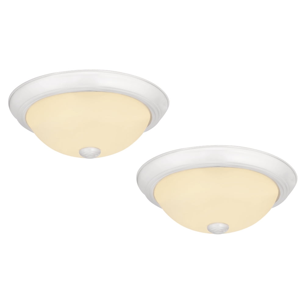 Design House Hays 2-Pack 11" Integrated LED Indoor Flush Mount Ceiling ...