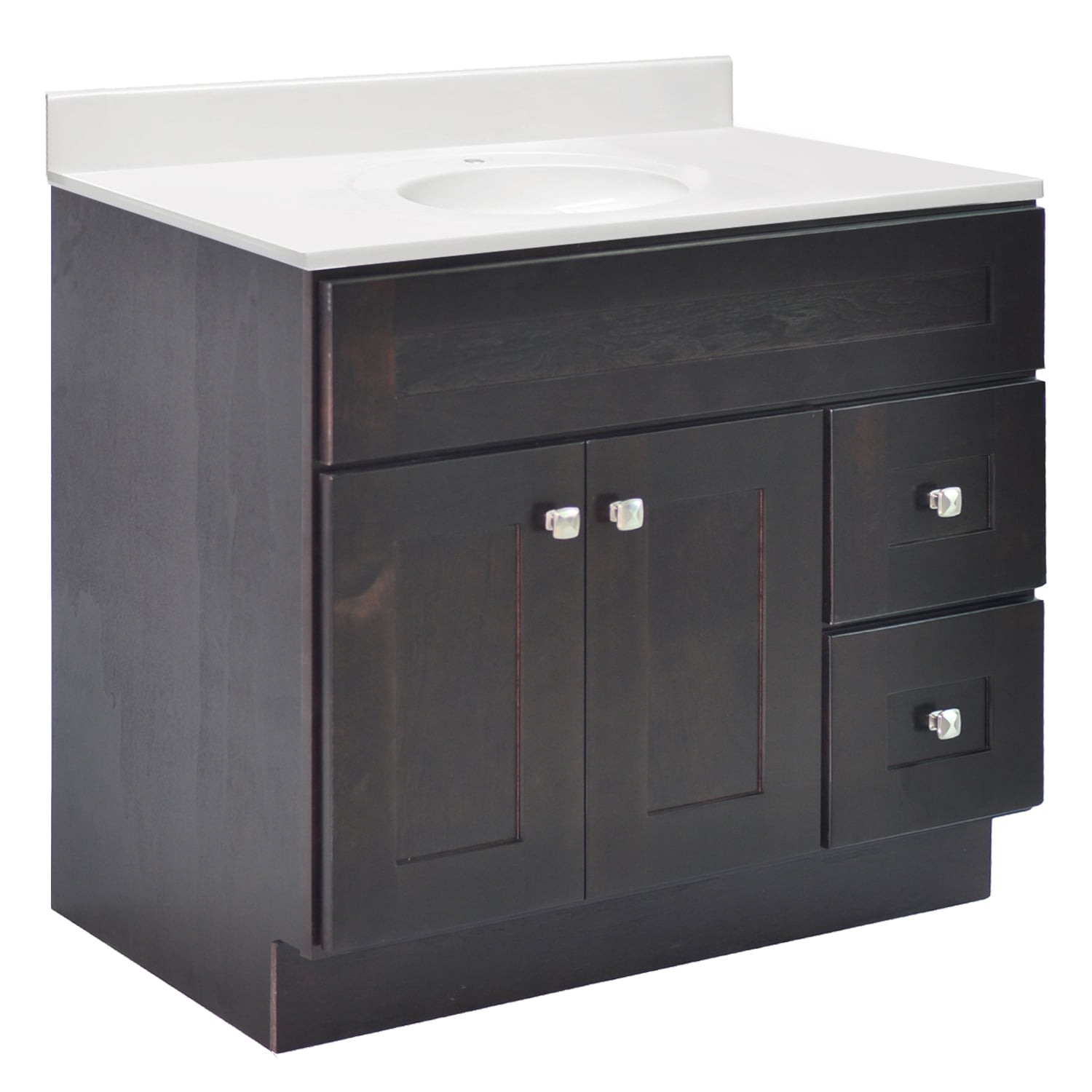 Design House Brookings 37" x 22" Ready to Assemble 2-Door 2-Drawer Bath ...