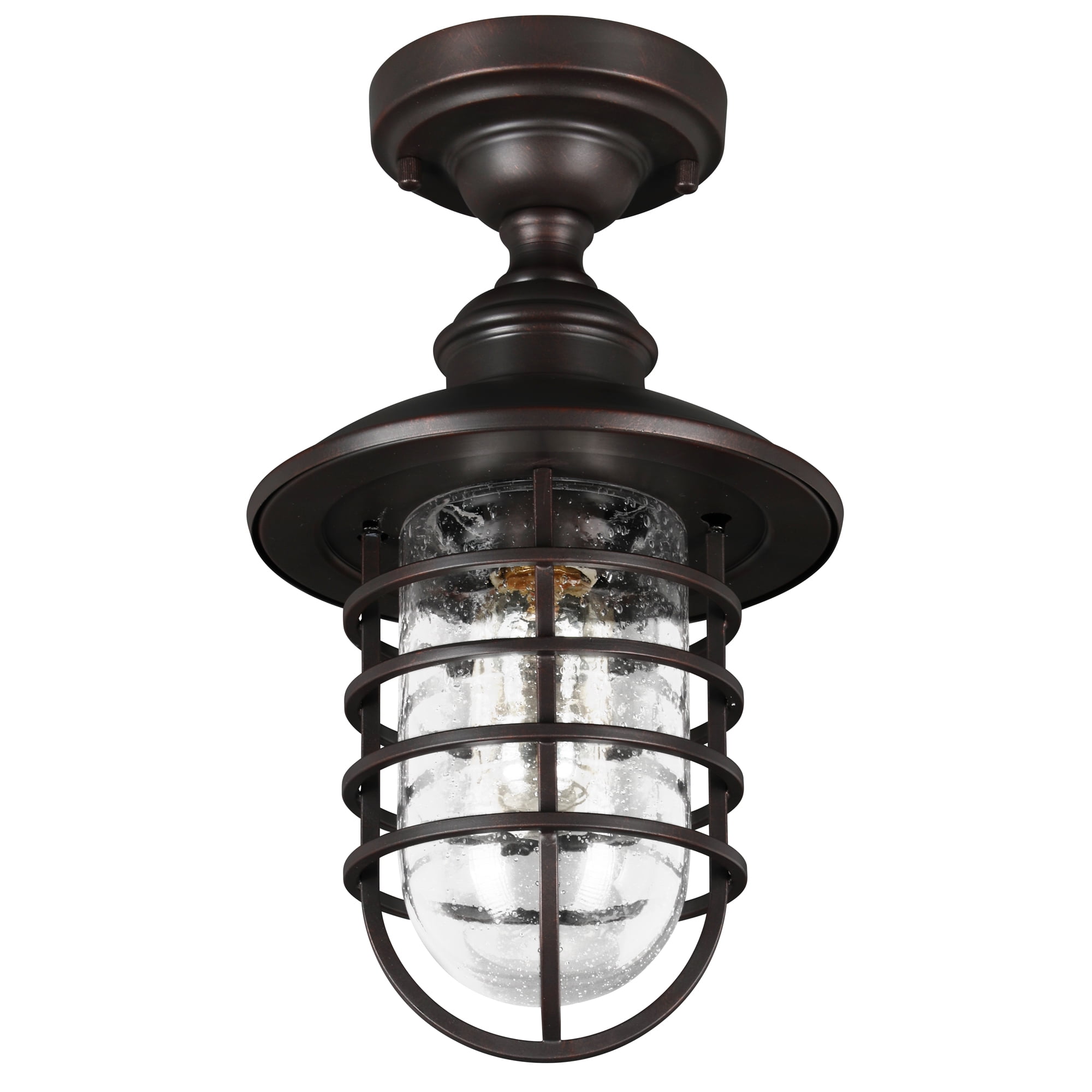 Design House 588988-BRZ Stevenson Rustic Industrial 1-Light Indoor ...