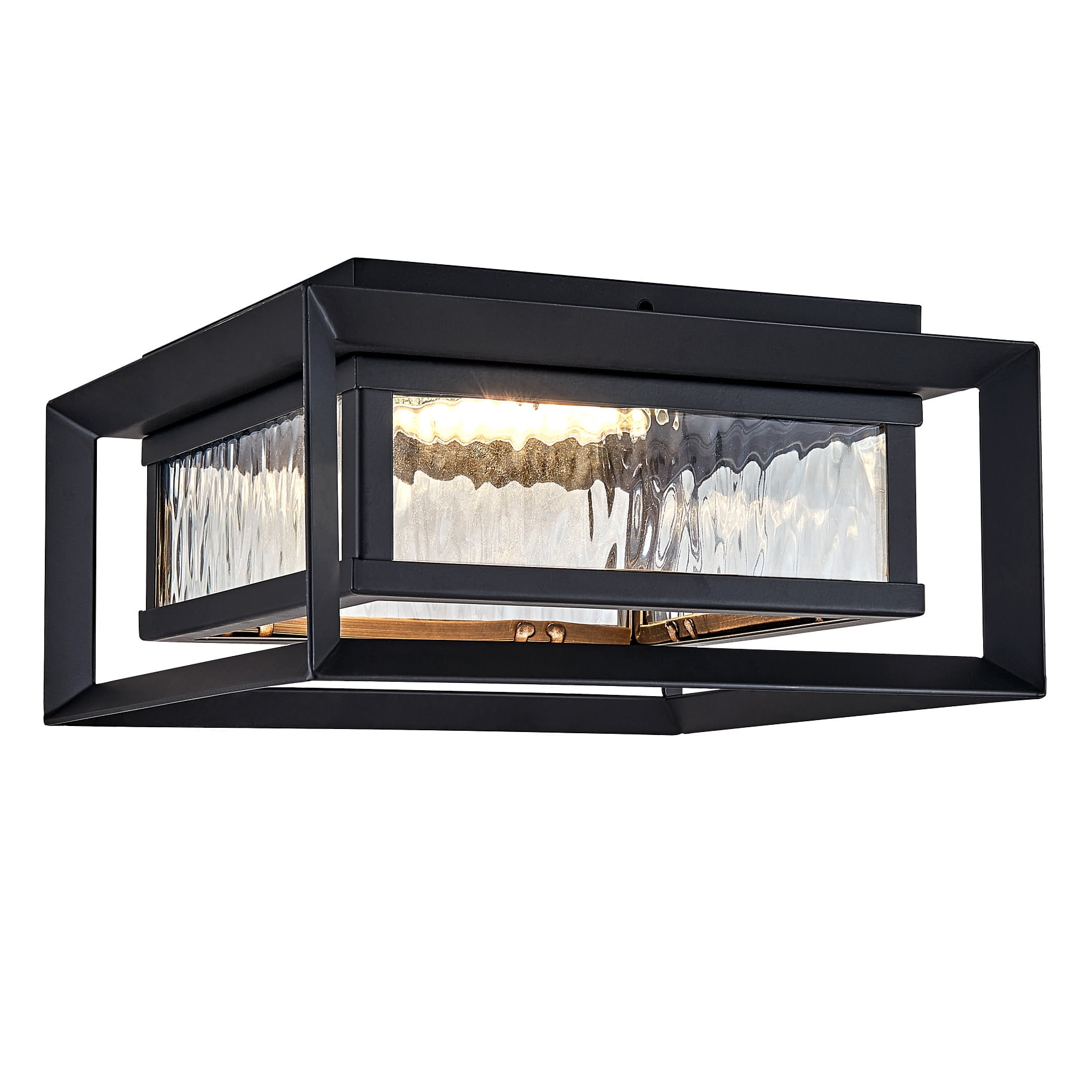 Hartbrook Outdoor Integrated LED Ceiling Light with Clear Glass for ...
