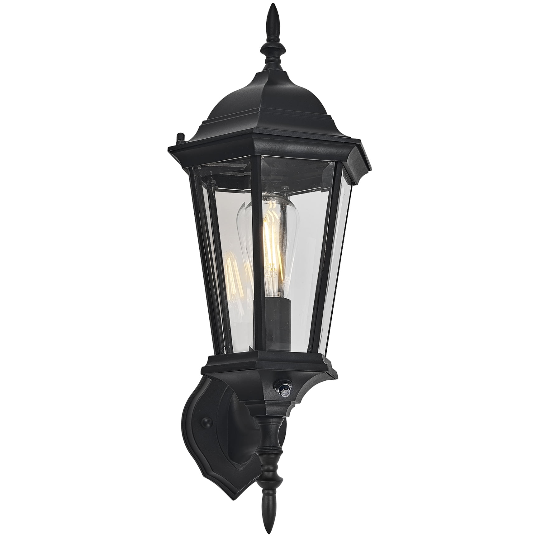 Design House Oak Creek Outdoor Motion Sensing LED Dusk to Dawn Uplight ...