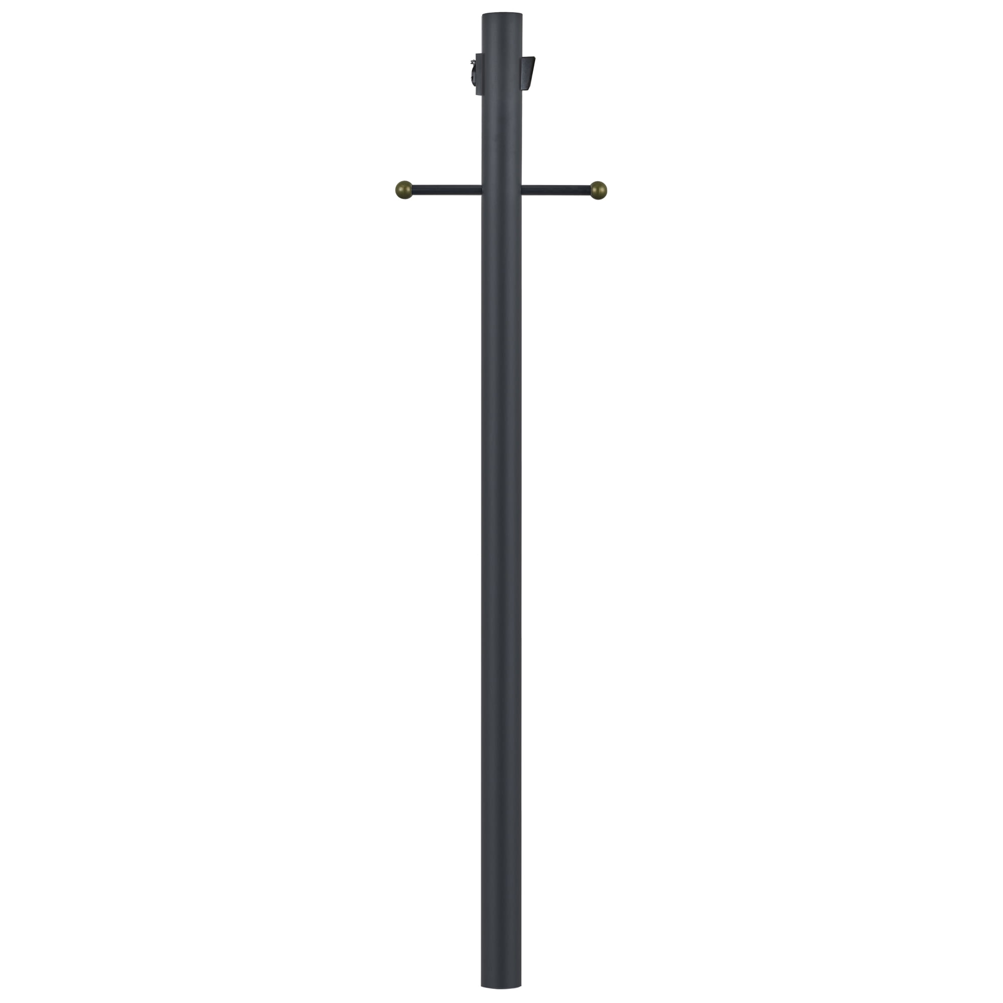 Design House, 589812 Traditional Outdoor Lamp Post with Plastic Cross ...