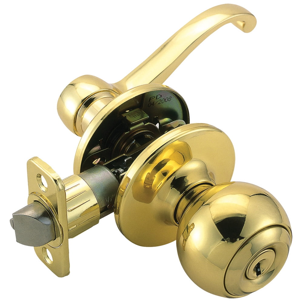 Design House 741041 Scroll 6-Way Universal Entry Door Lever and Lever ...