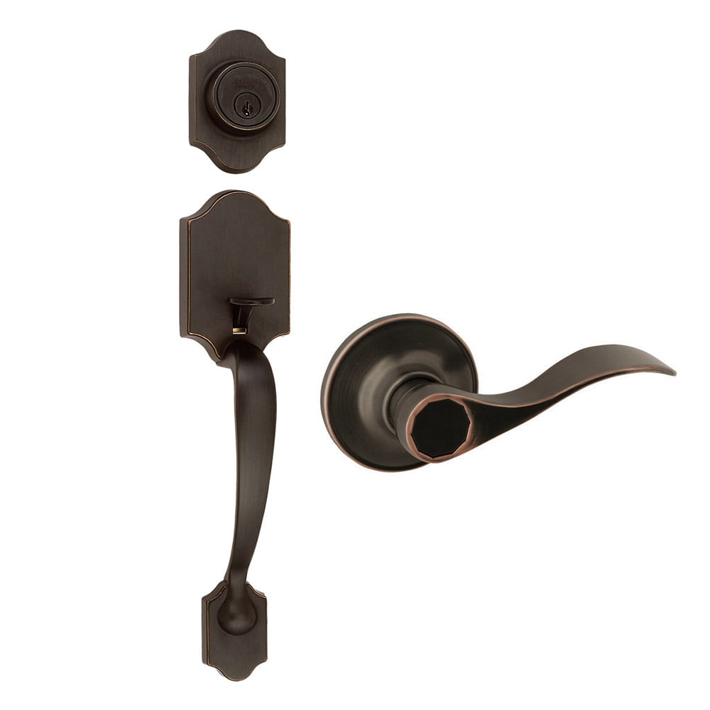 Design House Sussex Entry Door Handleset, Oil Rubbed Bronze, Adjustable ...