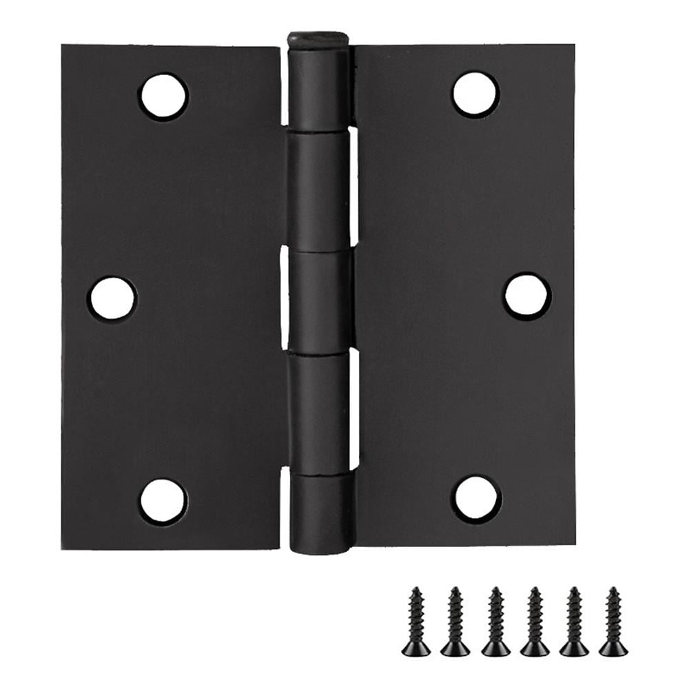 Design House 9-Pack Matte Black Door Hinges ? 3.5-inch x 3.5-inch ...