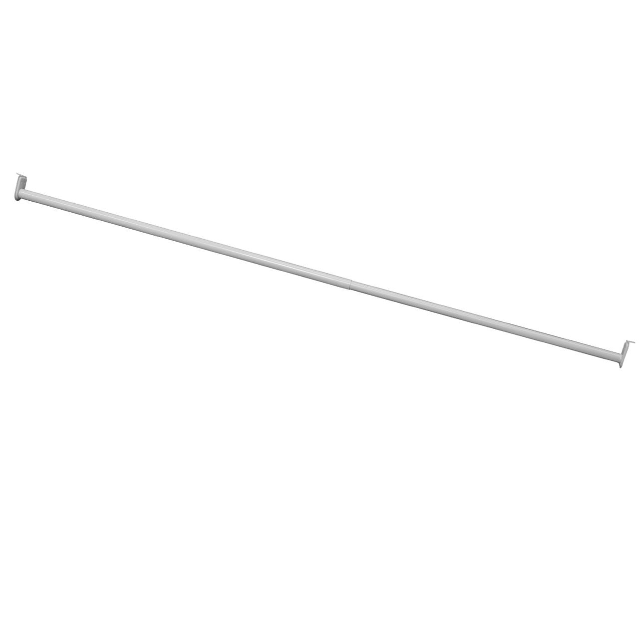 Design House Steel Adjustable 72" to 120" Closet Rod, White - Walmart.com