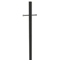 John Timberland Modern Outdoor Direct Burial Post Light Pole Black Cast ...