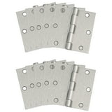 Design House 10-Pack 3.5" H x .125" Radius Square Interior Door Hinges ...