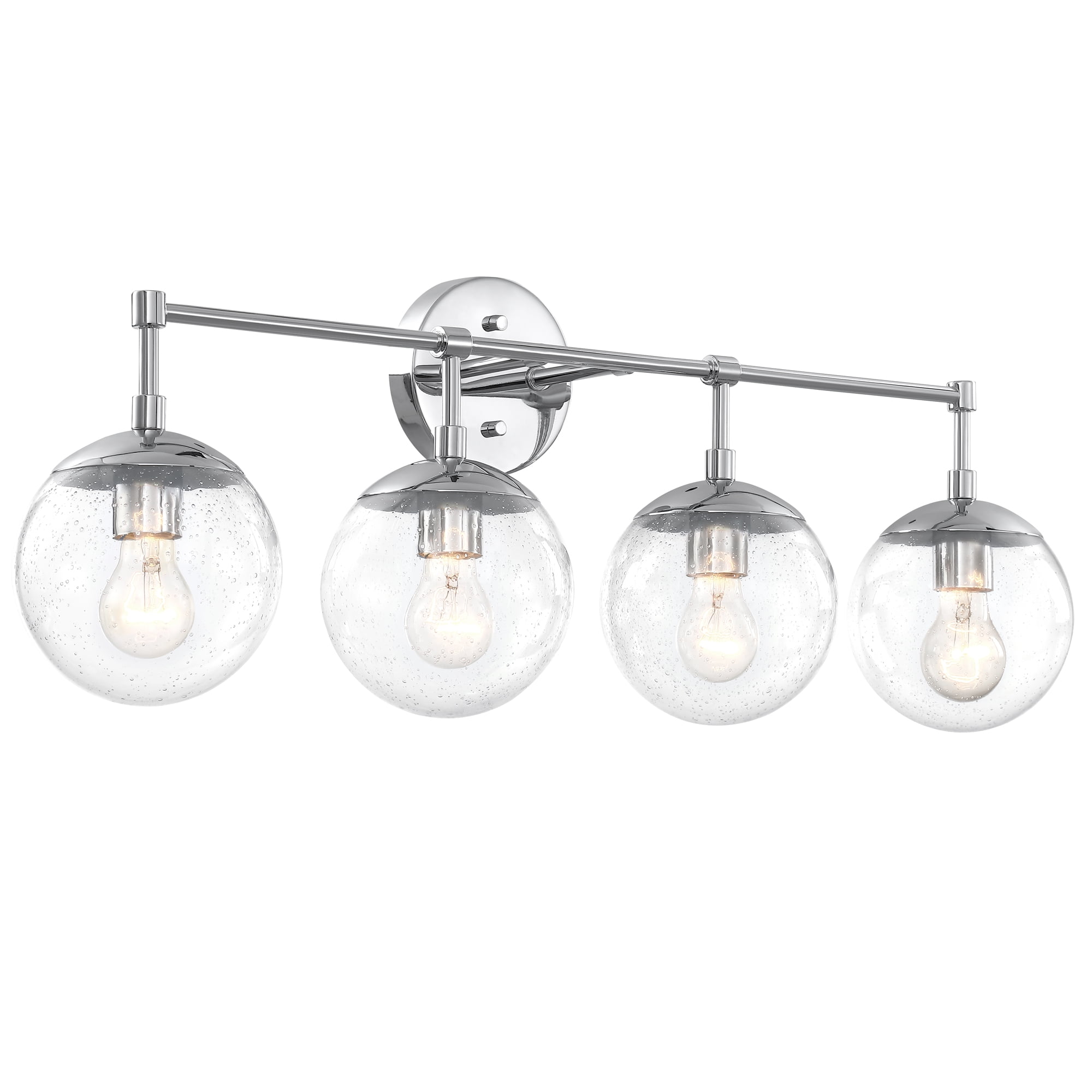 Design House Gracelyn Vanity Light in Polished Chrome, 4-Light ...