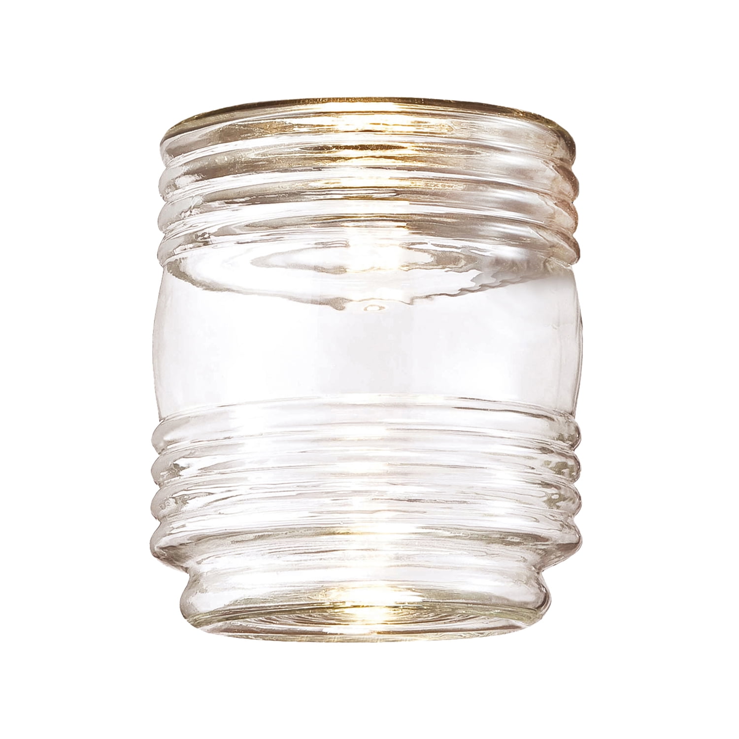 Design House Jelly Jar Light Replacement Glass Clear Cylinder - Walmart.com