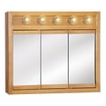 Design House Richland 36 inch Medicine Cabinet in Nutmeg Oak - Walmart.com
