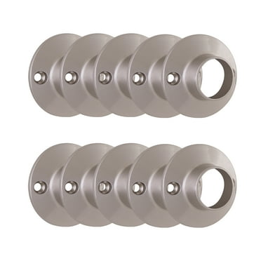 Shower Curtain Rod Brackets - Satin Brass - Walmart.com