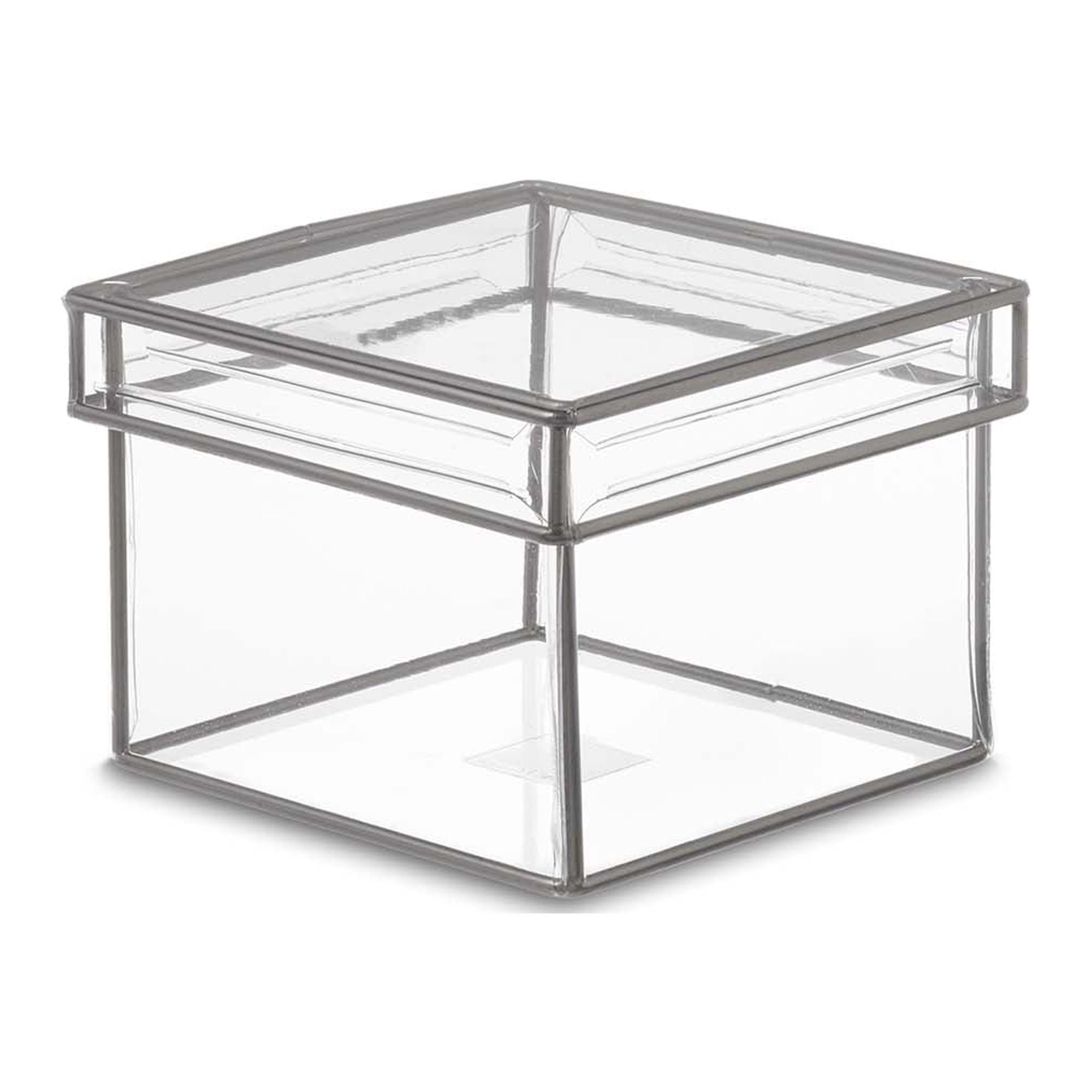 Design Ideas Clear Vinyl Lookers Box, Square Extra Small - Walmart.com