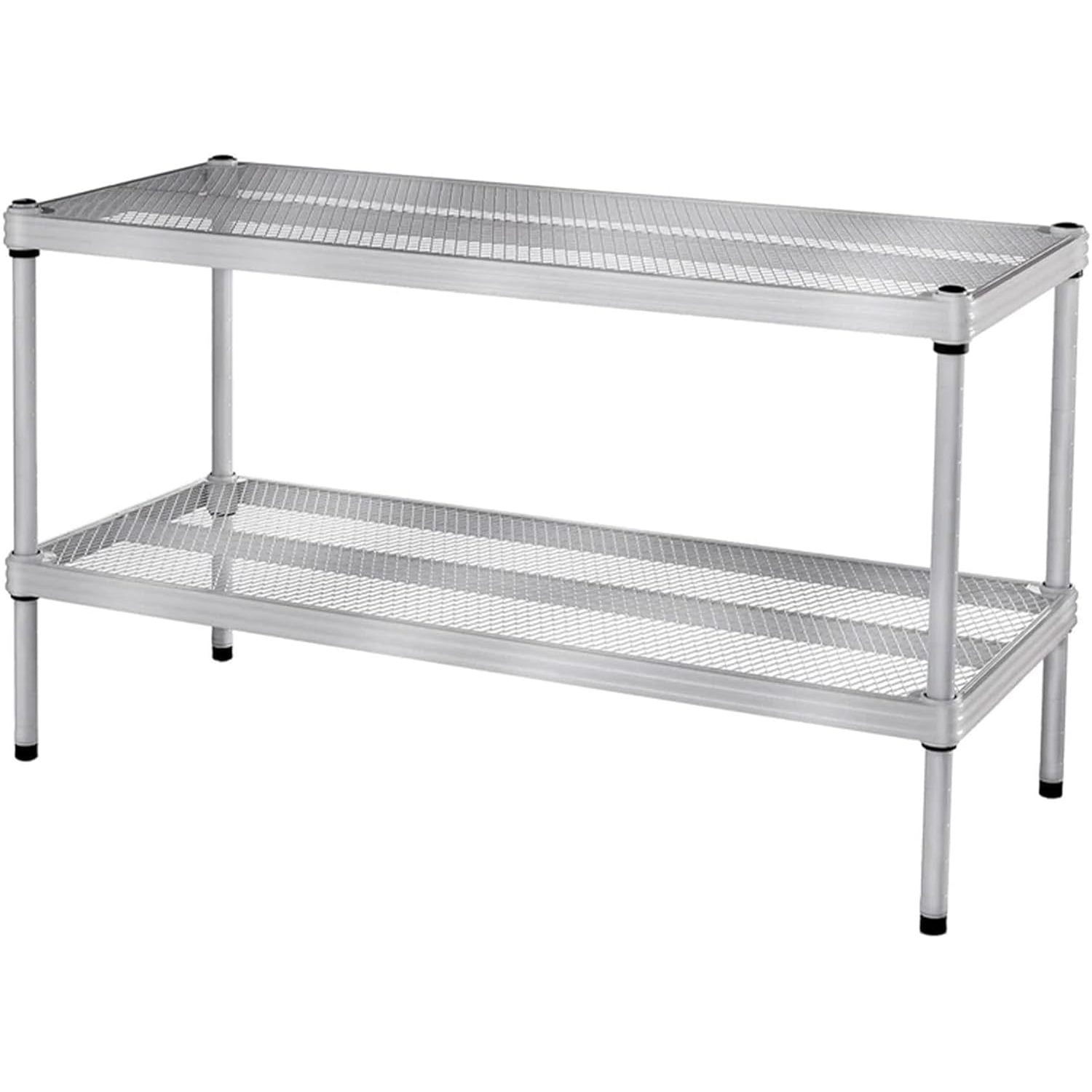 Design Ideas MeshWorks 2 Tier Full Size Metal Storage Shelving Unit ...