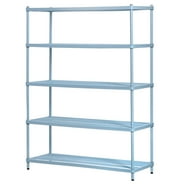 Design Ideas MeshWorks 3-Tier Metal Storage Shelving Unit Rack, Silver ...