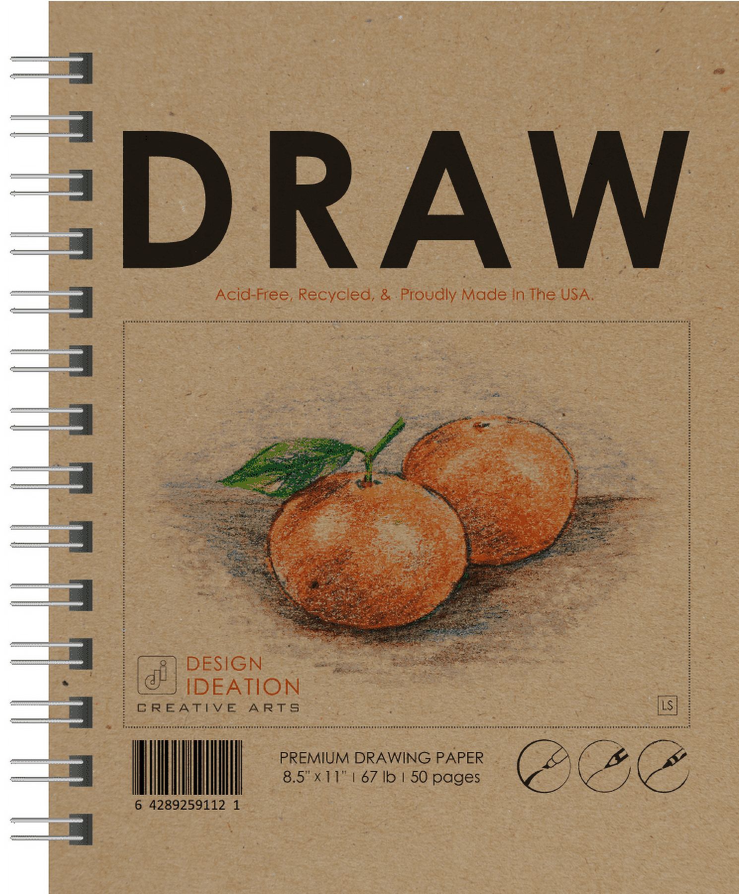 Design Ideation DRAW Book. Wire Bound. Journal Style. Multi-Media. (8.5 ...