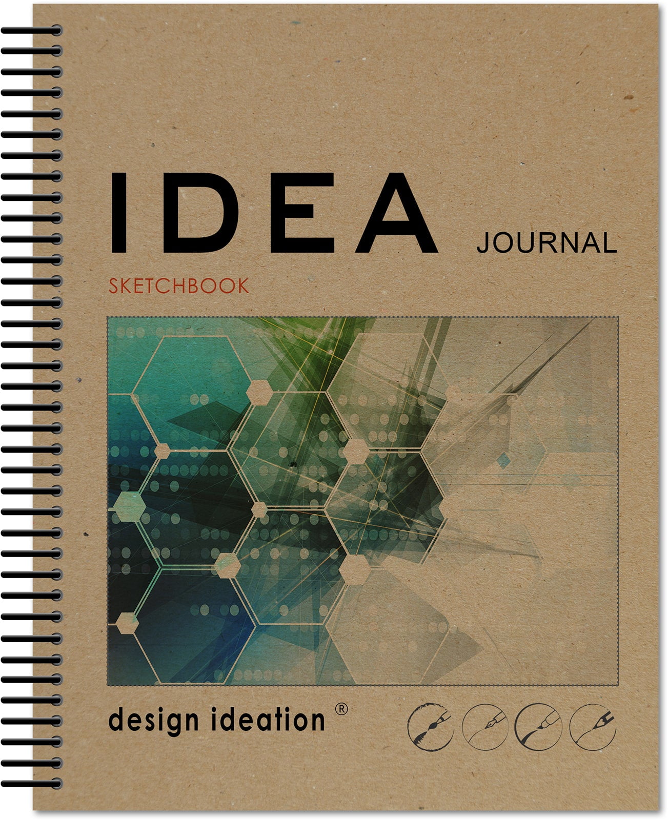 Design Ideation IDEA Journal Sketchbook. Spiral Bound. Journal Style ...