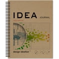 IDEA JOURNAL Spiral Bound Sketchbook. Mixed Media Paper. (8.5" x 11 ...