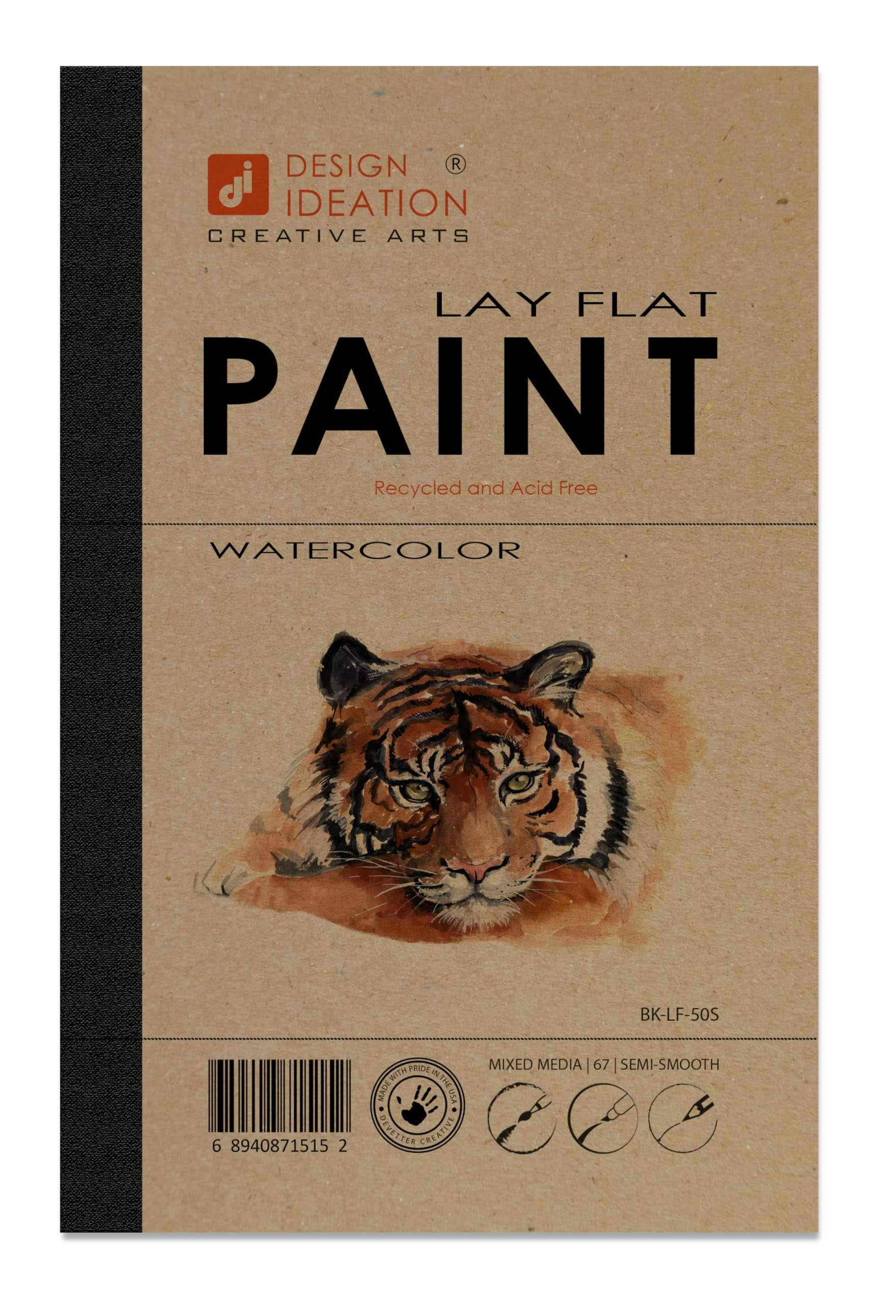 Design Ideation Lay Flat WATERCOLOR Sketchbook. Removable Sheet sketch ...