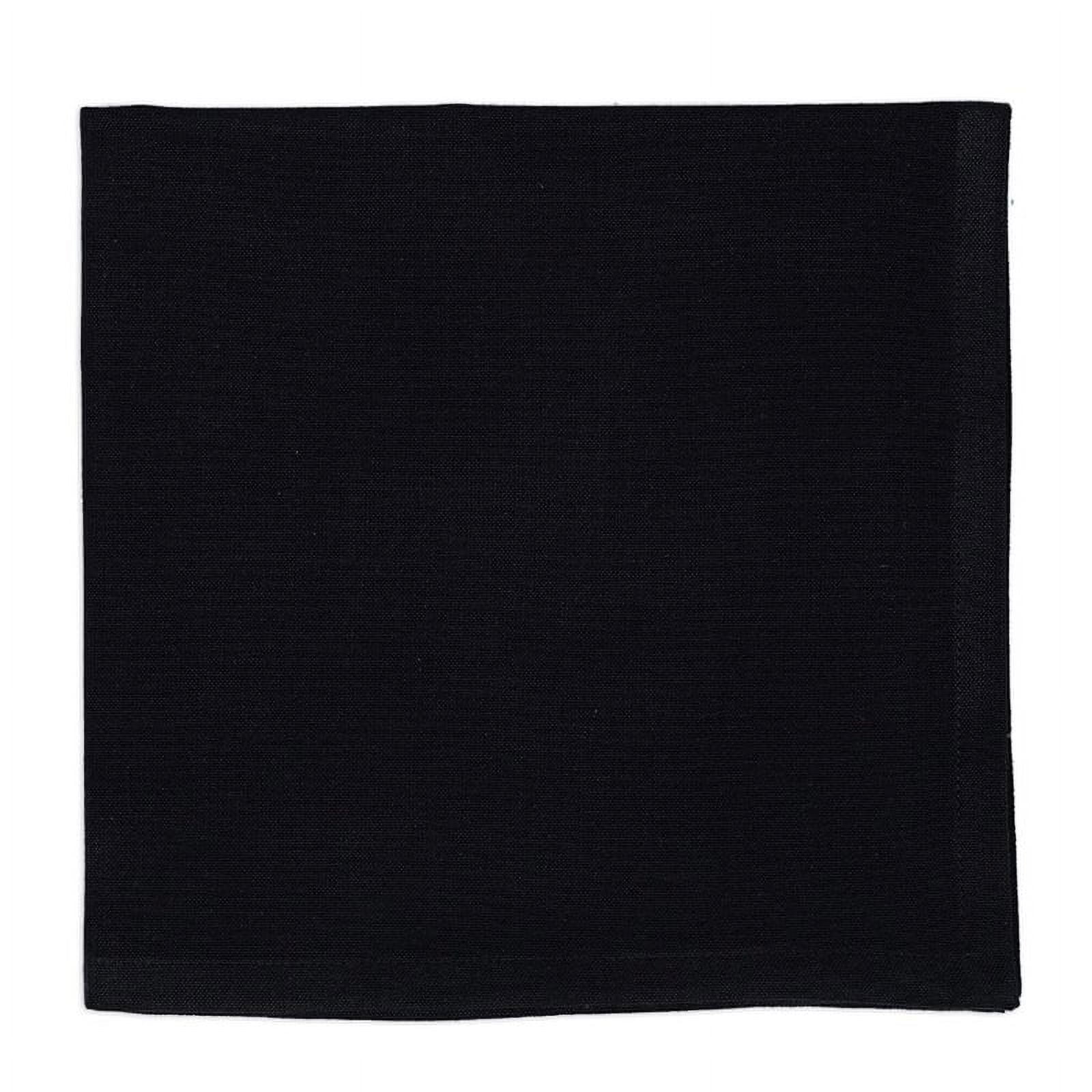 Design Imports 20" Square Napkin in Black (Set of 6) - Walmart.com