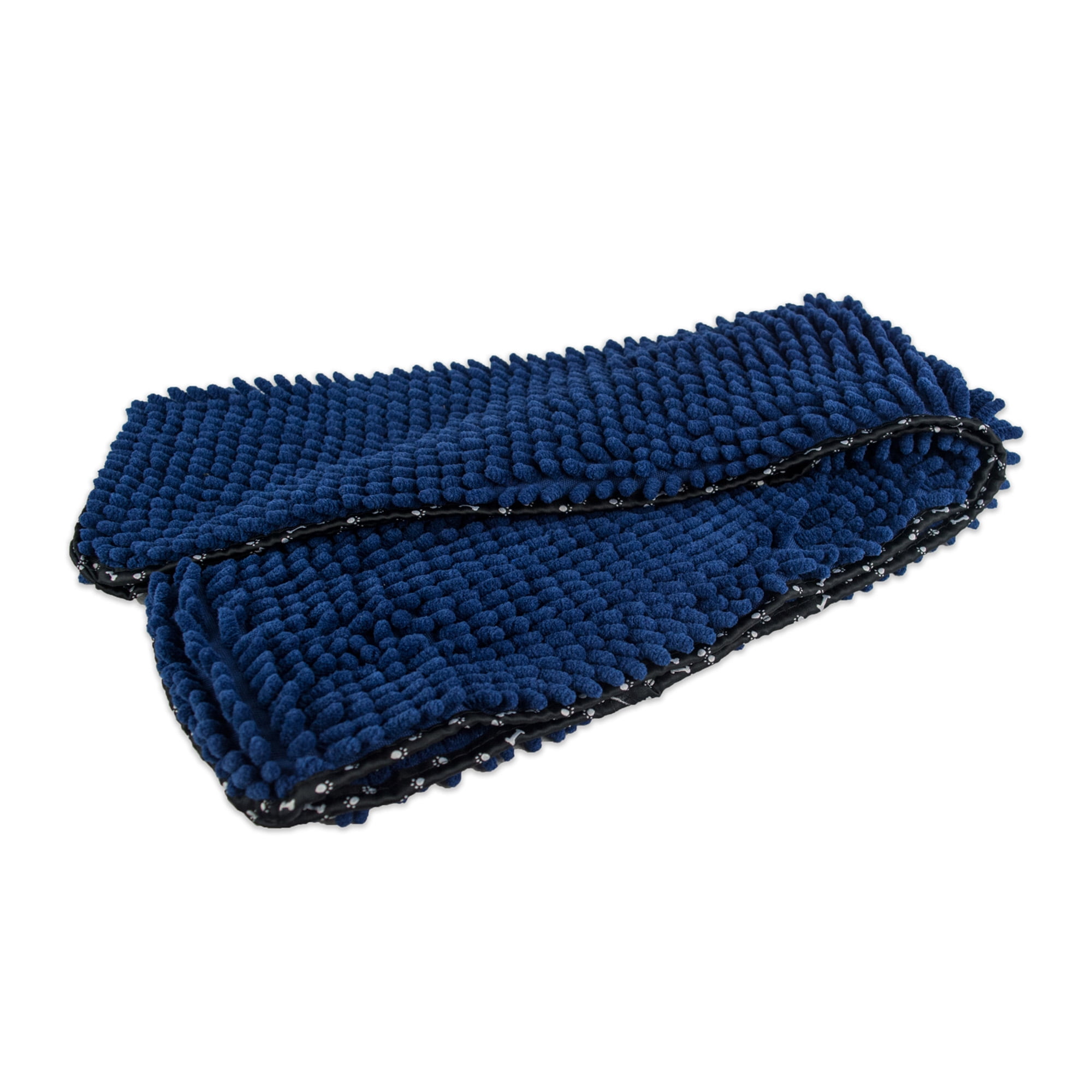 Design Imports CAMZ36562 Pet Microfiber Chenille Dry Towel, Navy ...