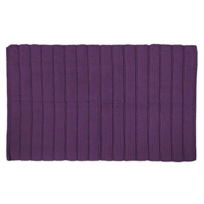 Design Imports Eggplant Ribbed Rug 17X24 inch - Walmart.com