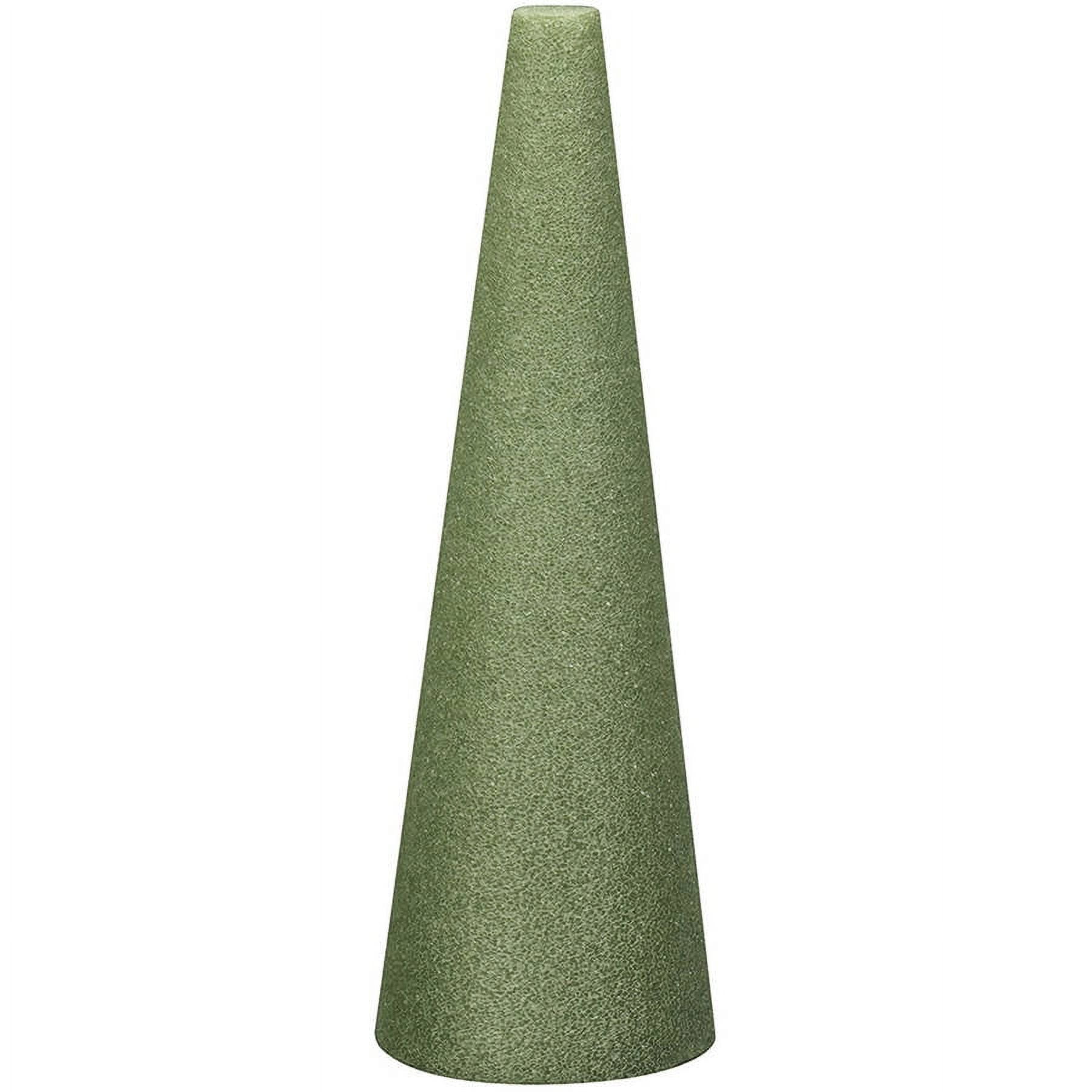 Design It Styrofoam Cone 9x4in, Green - Walmart.com
