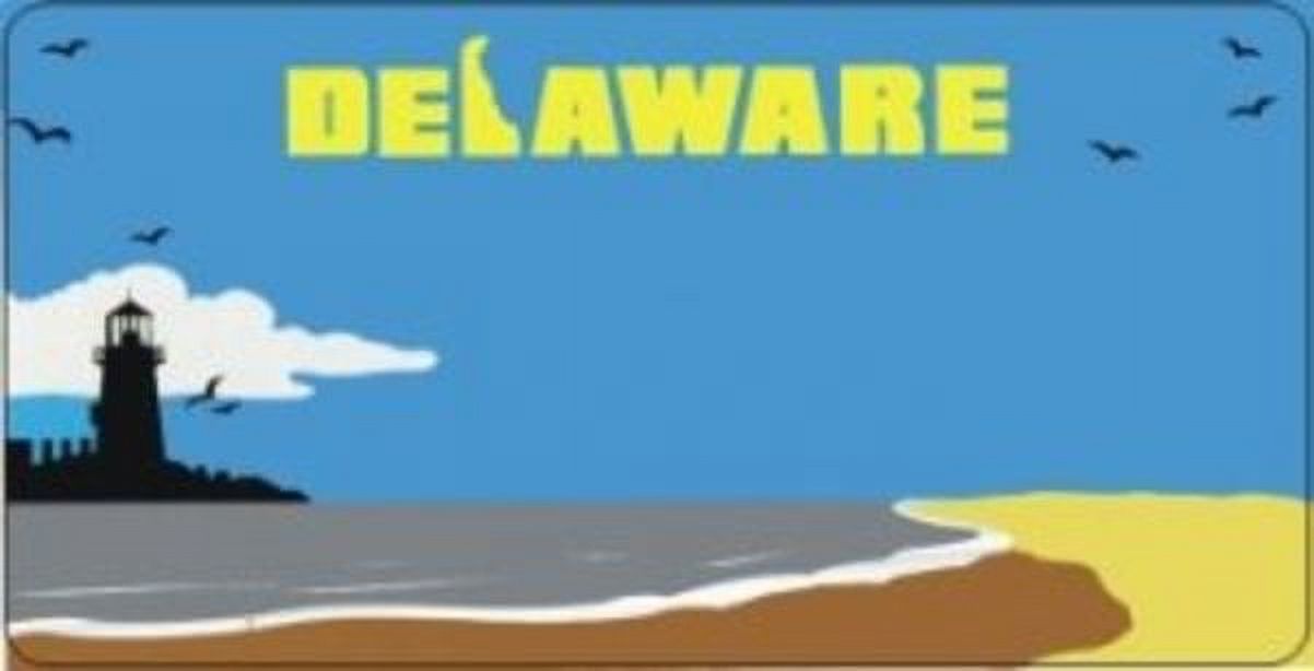 Design It Yourself Custom Delaware Plate #3. Free Personalization on ...