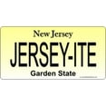 Design It Yourself Custom New Jersey Plate. Free Personalization on ...