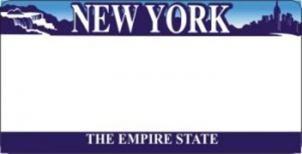 Design It Yourself Custom New York Plate #3. Free Personalization on ...