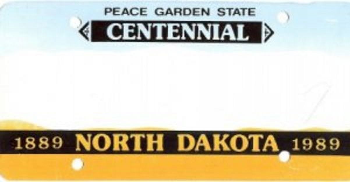 Design It Yourself Custom North Dakota Plate #2. Free Personalization ...